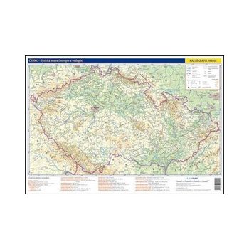 Česko fyzická a administrativní mapa od 35 Kč - Heureka.cz