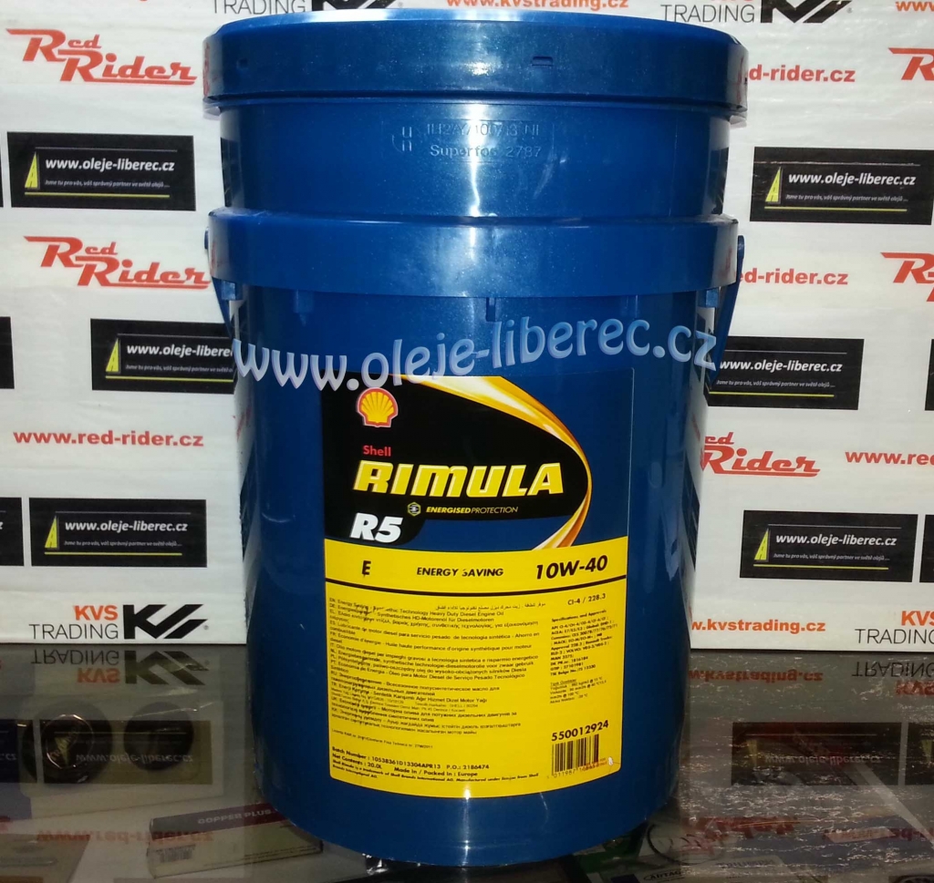 Shell Rimula R5 E 10W-40 20 l od 2 262 Kč - Heureka.cz