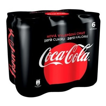 Coca Cola Zero 6 x 330 ml od 120 Kč - Heureka.cz
