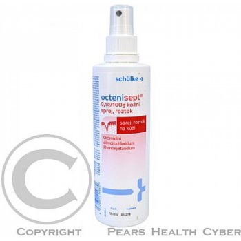 OCTENISEPT DRM 1MG/G+20MG/G DRM SPR SOL 1X250ML od 238 Kč - Heureka.cz