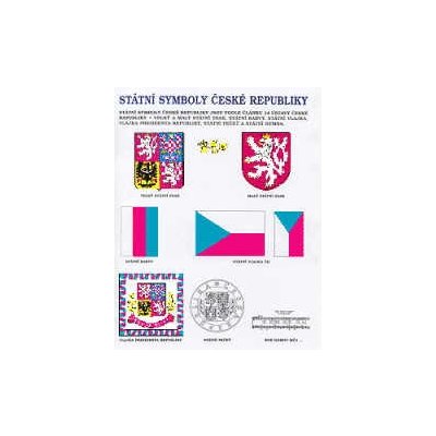 Státní symboly ČR • sada 6 ks volných listů A4 v přebalu (výukové ...