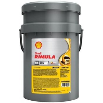 Shell Rimula R6 MS E7/LDF3 10W-40 20 l od 2 672 Kč - Heureka.cz