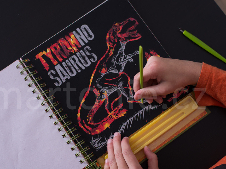 DinosArt Dinosauři vyškrabování obrázků pro kluky i holky od 329 Kč ...