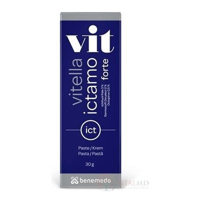 Vitella Ictamo Forte pasta s bílým ichthyolem 30 g od 219 Kč - Heureka.cz