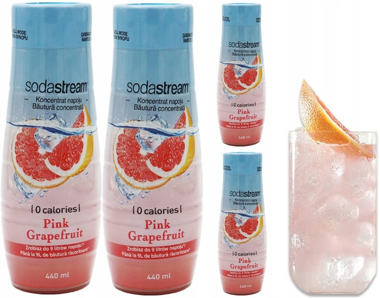 Sodastream grapefruit 4 x 440 ml od 441 Kč - Heureka.cz
