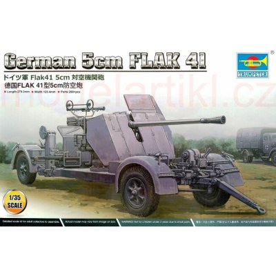 Trumpeter German 5cm FLAK 41 1:35 od 895 Kč - Heureka.cz