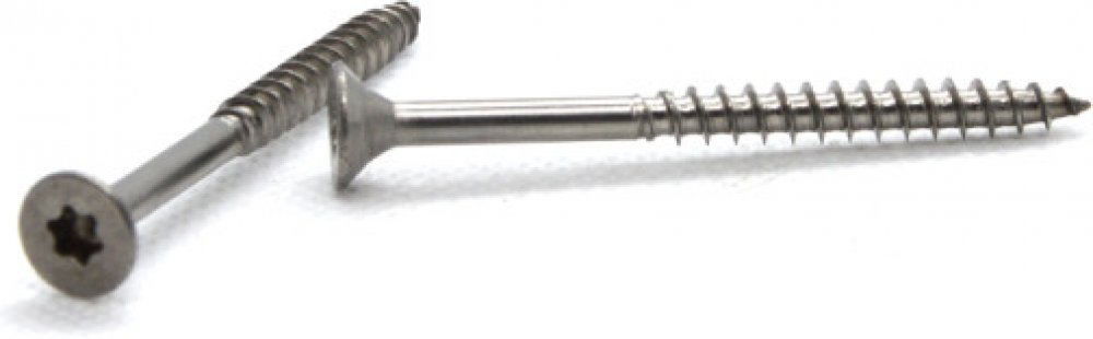 Vruty univerzální – Vrut univerzální 5x60 nerez A2, zápustná hlava, TORX, částečný závit