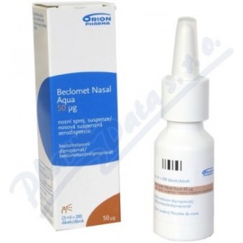BECLOMET NASAL AQUA 50MCG/DÁV NAS SPR SUS 1X23ML/200DÁV od 171 Kč ...