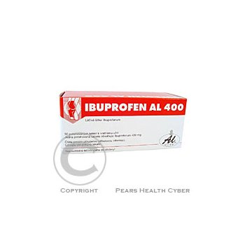IBUPROFEN AL 400 POR 400MG TBL FLM 50 od 80 Kč - Heureka.cz