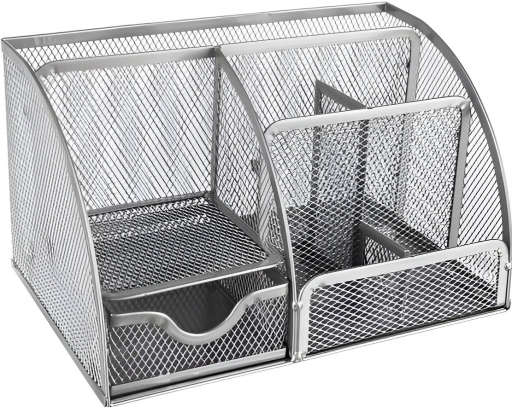 ISO 16111 Drátěný stolní organizér kancelářský 7-přihrádek šedý od 136 ...