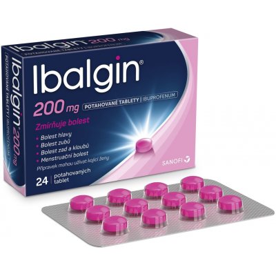 IBALGIN POR 200MG TBL FLM 24 od 54 Kč - Heureka.cz
