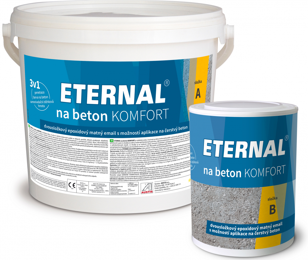 Eternal na beton Komfort 4,8 kg šedá od 1 570 Kč - Heureka.cz