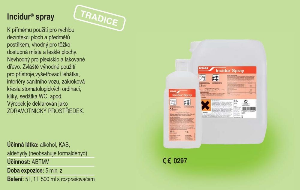 Ecolab Incidur Spray 1 l od 184 Kč - Heureka.cz