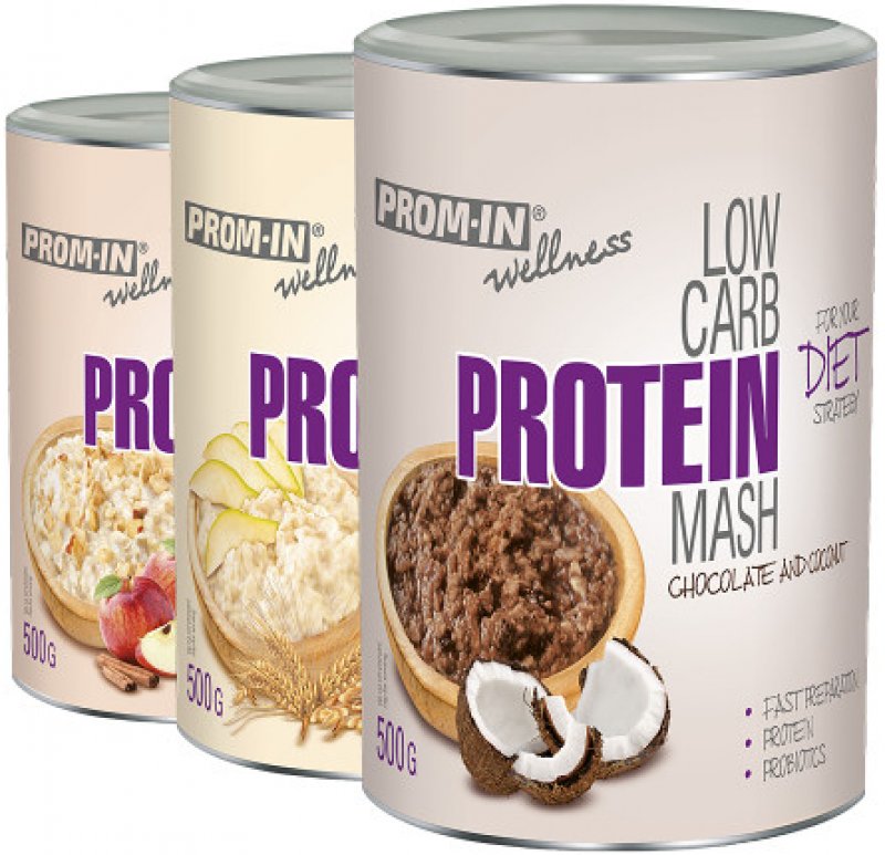 Prom-In Low Carb Protein Mash 500 g na Hledejceny.cz