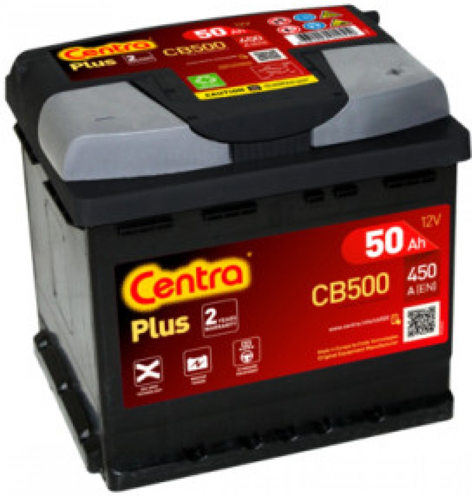 Centra Plus 12V 50Ah 450A CB500 od 1 414 Kč na Hledejceny.cz