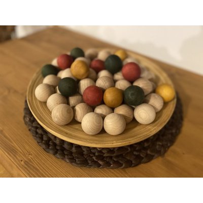 BaaVi Set 12ks dřevěných kuliček - 88/MIX od 290 Kč - Heureka.cz