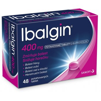 IBALGIN POR 400MG TBL FLM 48 od 94 Kč - Heureka.cz