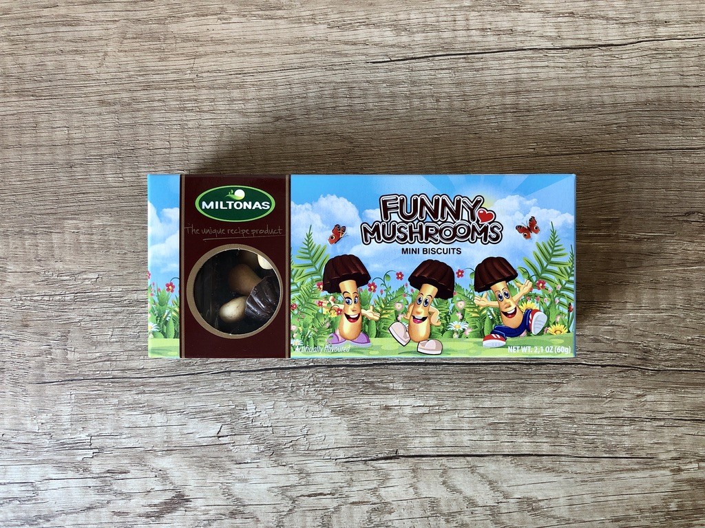 Miltonas Funny Mushrooms Mini Biscuits 60 g od 30 Kč - Heureka.cz