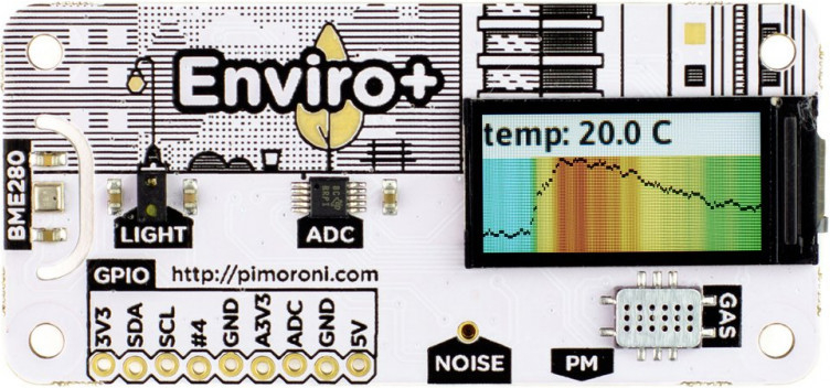 Pimoroni Enviro+ pro Raspberry Pi od 1 425 Kč - Heureka.cz