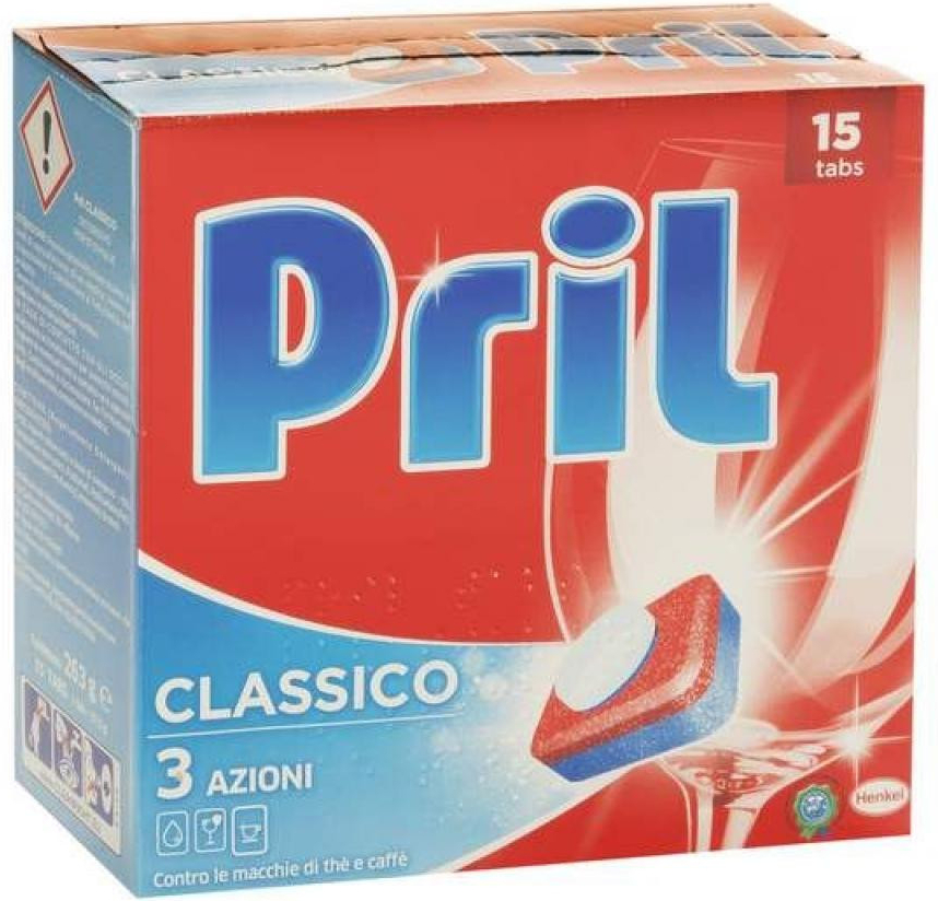 Pril Clasico Tabs tablet do myčky 15 ks od 298 Kč - Heureka.cz