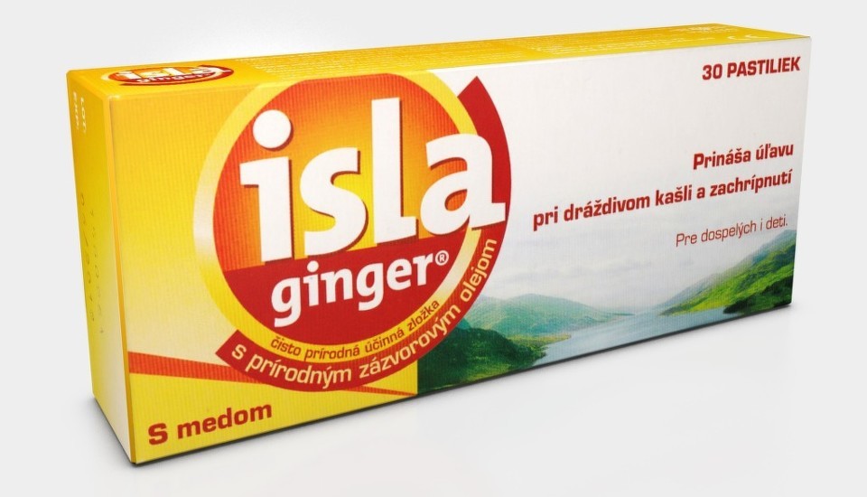 Isla Ginger bylinné pastilky 30 tablet od 189 Kč - Heureka.cz