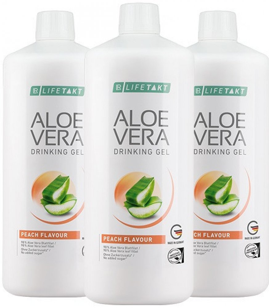 LR Lifetakt Aloe Vera Drinking Gel Broskev 3 x 1 l na Hledejceny.cz