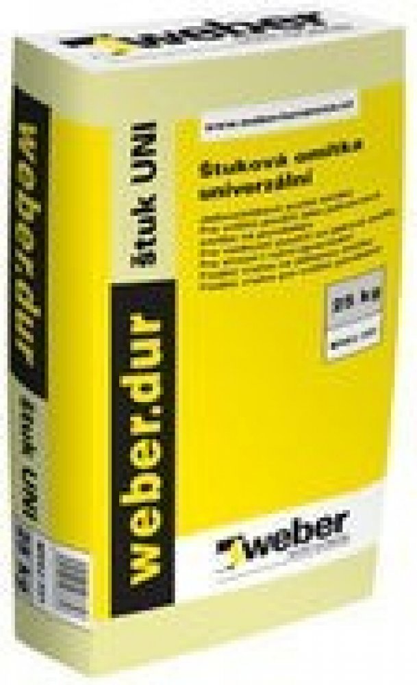 Weber.dur Štuk UNI - univerzální štuková omítka - 25 kg balení 25 kg (ks) – HobbyKompas.cz