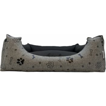 Petee Ortopedický pelech pro psy Foot Black od 1 250 Kč - Heureka.cz