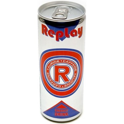 Replay Energy drink plech 0,25l od 15 Kč - Heureka.cz