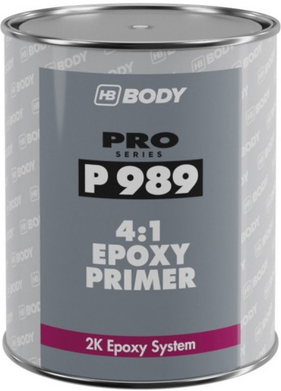 HB BODY EPOXY PRIMER 989, epoxidový základ, šedý, 1L – Sleviste.cz