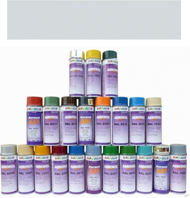 Barvy ve spreji – Dupli Color ART RAL 7035 světle šedá polomatná barva ...