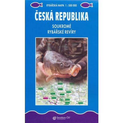 Česká republika /soukromé rybářské revíry, 1:500 000, rybářská mapa od ...