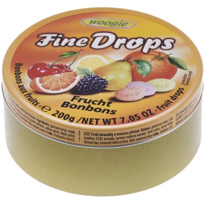 Fine Drops Fruit Mix Bonbony 200 g od 49 Kč - Heureka.cz