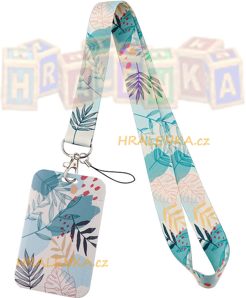 Šňůrka na krk s cedulkou na ID kartu Lístky od 199 Kč - Heureka.cz