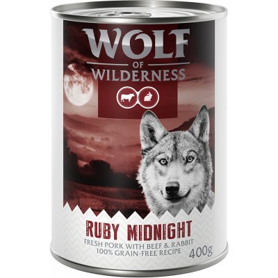 Wolf of Wilderness "Red Meat" Ruby Midnight čerstvé vepřové s hovězím a ...