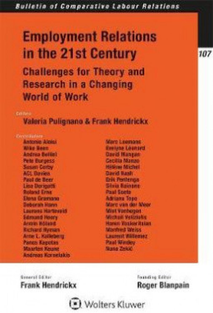 Employment Relations in the 21st Century : Challenges for Theory and ...