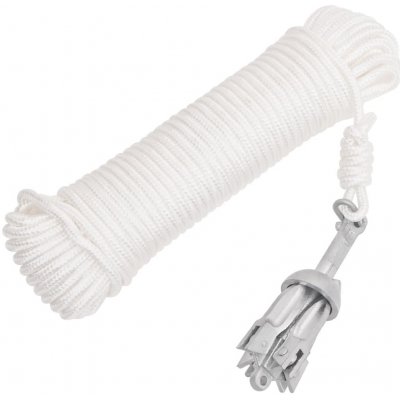 Skládací kotva s lanem stříbrná 0,7 kg kujné železo - Default Title od ...