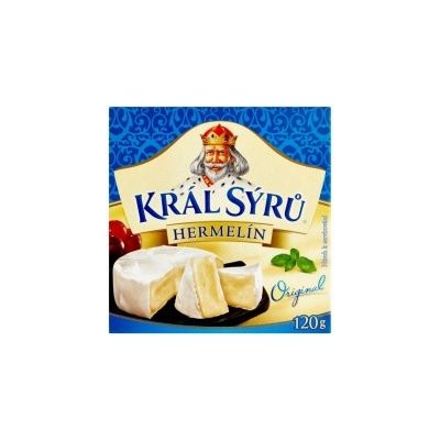 Král Sýrů Hermelín original 120g od 34 Kč - Heureka.cz