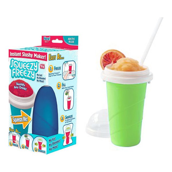 Kelímek na výrobu ledové tříště Squeezy Freezy - zelený od 249 Kč ...