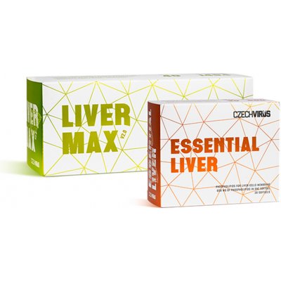 Czech Virus Liver MAX V2.0 120 kapslí + Essential Liver 30 tablet od ...
