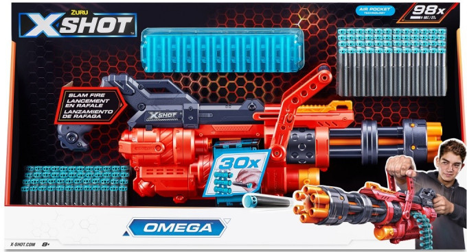 Zuru x-shot launcher excel omega 98 arrows od 839 Kč - Heureka.cz
