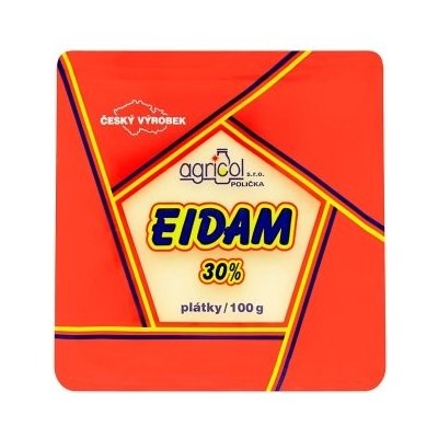 Agricol Eidam 30% polotvrdý sýr plátky 100g od 19 Kč - Heureka.cz