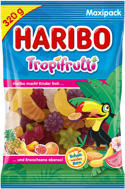 Haribo Tropifrutti 320 g od 45 Kč - Heureka.cz
