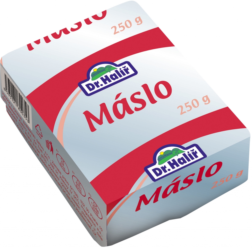 Dr.Halíř Máslo 250 g od 44 Kč - Heureka.cz