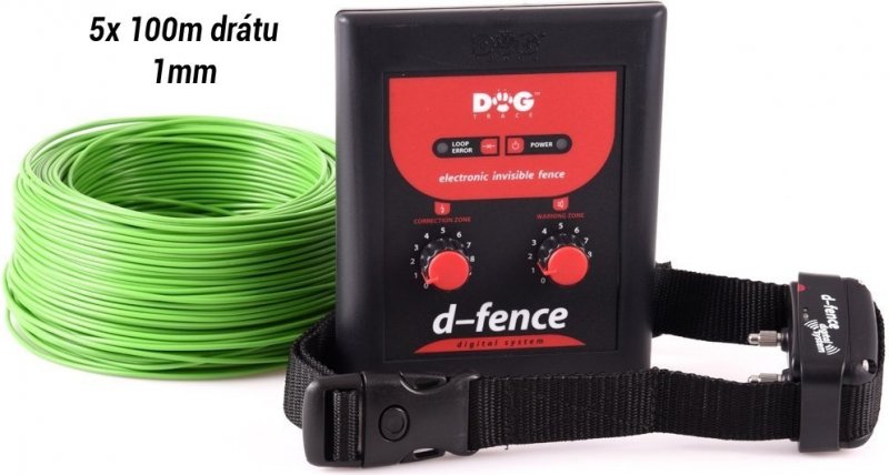 DogTrace neviditelný plot D-fence kompletní sada na 500m – Zboží Mobilmania