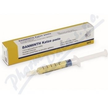 Banminth Katze pasta 115,3 mg / g 3 g od 265 Kč - Heureka.cz