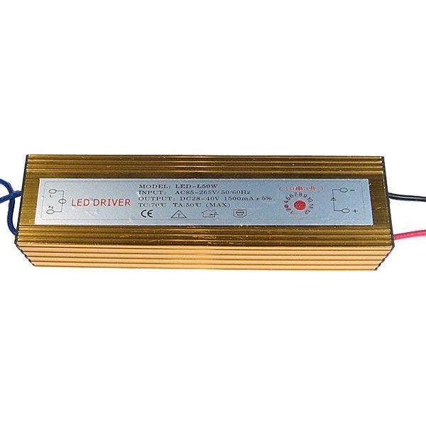 Zdroj- LED driver 50W, 30-40V/1500mA pro LED 50W ,IP65, napájení 230V ...