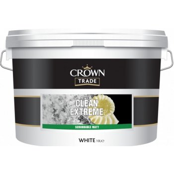 Crown Clean Extreme Scrubbable Matt 10L bílá Crown Paints od 3 015 Kč ...