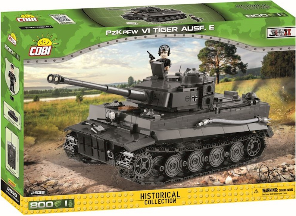 COBI 2538 World War II Německý těžký tank PzKpfW Panzer VI Tiger ausf ...