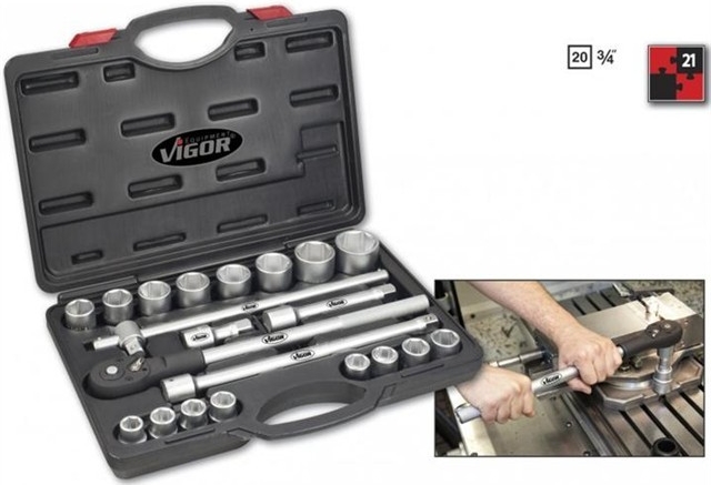 VIGOR V2318 Gola sada 3/4" 21dílná od 7 270 Kč - Heureka.cz